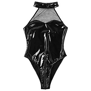 Zzalalana Plus Size Sexy Lingerie for Women Sex Naughty Adults Couples Sex Products Kinky Lace Teddy Babydoll Bodysuit BDSM Sets for Couples Sex Exotic Sleepwear Nightgown for Sex Game AF103