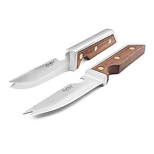 Final Touch Bar Knife & Zester Set - Multi-Function Design for Effortless Cocktail Prep - Adjacent Edge Handle, Stainless Steel Blade, Bottle Opener, and Zester Included (FTA2110)