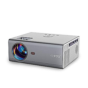 Mini Projector with WiFi Bluetooth,Smart Portable 1080 HD Projector,Outdoor Movie Home Theater Projector with HDMI USB VGA,Wireless Video Projector for iOS Android