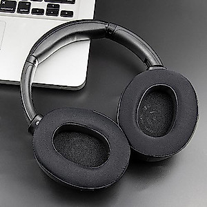 SOULWIT Cooling Gel Ear Pads Cushions for Sony WH-XB900N/WH-CH710N(WHCH710N WHCH710 CH710)/WH-CH720N(WHCH720 CH720)/WH-RF400(WHRF400)/MDR-RF895RK, Ear Pads Cushions with Noise Isolation Foam - Black