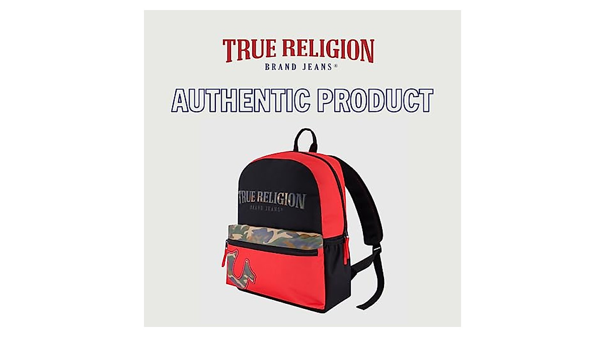 True Religion Laptop Backpack - Stylish & Functional Travel Bag