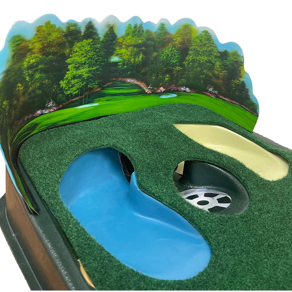 Club Champ Super Sized Putt N' Hazard Electric Putting Mat