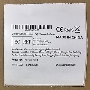 Wlevzzor Halloween LED Scary Mask Cosplay Costume Light up Purge Mask EL Wire Mask for Festival Party Halloween Gifts LED Mask (Ice Blue+Pink)