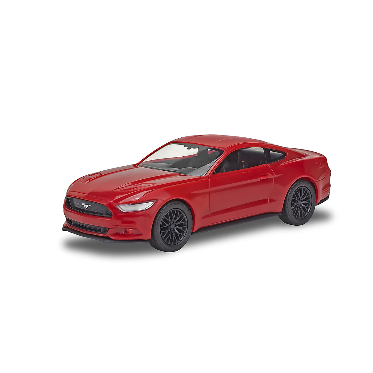 Revell 85-1238 2017 Ford Mustang GT Model Car Kit 1:25 Scale 12-Piece Skill Level 2 Plastic Easy-Click Model Building Kit, Red