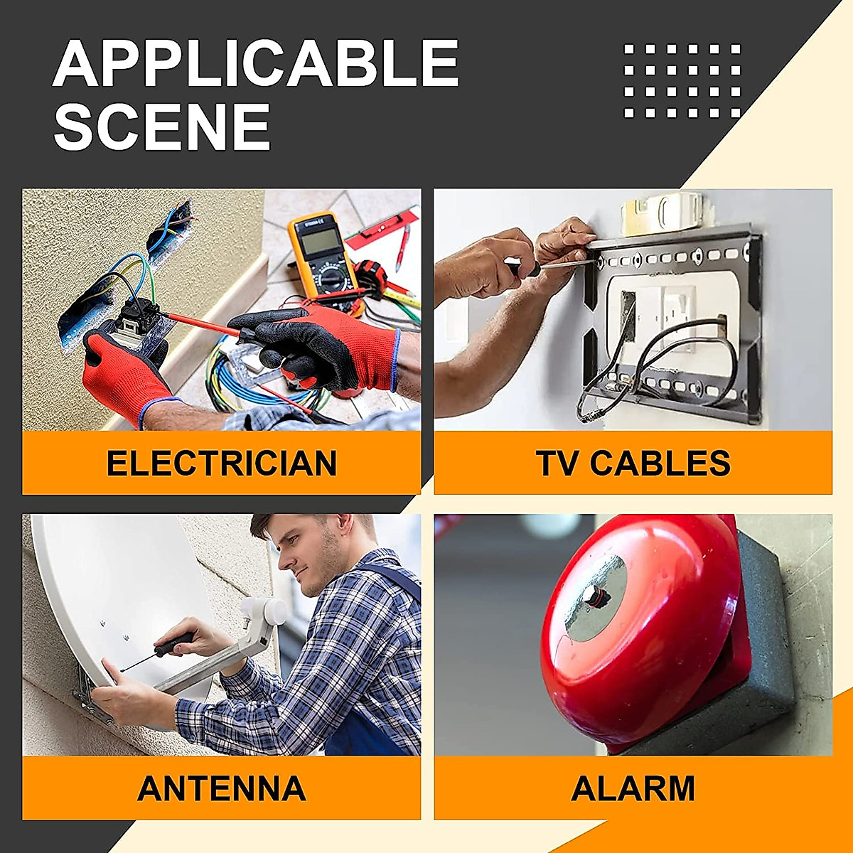 2PCS Slot Cutter, Square Rectangle Stainless Steel Milling Cutter Carving One Step in Place Slot Cutter for Oscillating Multi-Tools for Drywall, Plastic Metal, Wood