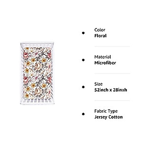 Crib Sheet Jersey Cotton, Fitted Cotton Baby & Toddler Universal Crib Sheets, Floral Crib Sheet Set
