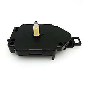 U-K Black Quartz Clock Pendulum Movement Mechanism Motor& Fittings DIY Drive Unit Convenient and Clever, 5.5x11cm