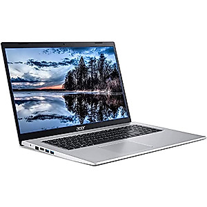 Acer Newest Aspire 3 17.3'' Full HD Screen Laptop, 11th Gen Intel Core i5-1135G7(Beat i7-1065G7, Up to 4.2GHz), 8GB RAM, 256GB SSD, Webcam, WiFi, HDMI, RJ-45, Bluetooth, Windows 10, Silver+JVQ MP