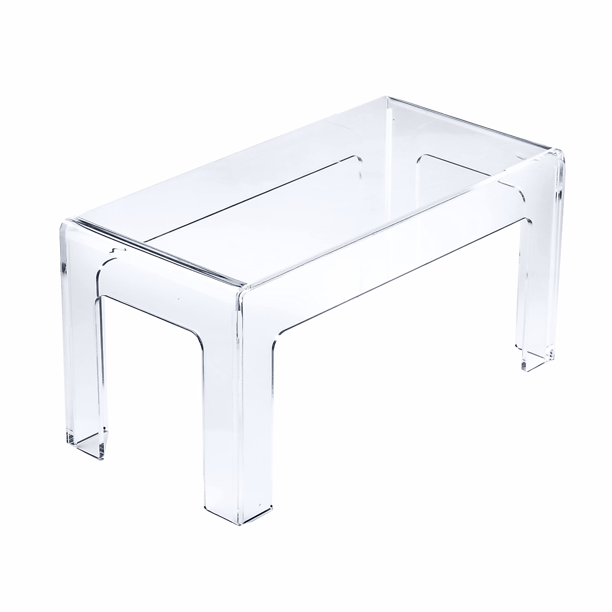 The Beverage Butler Countertop Water Filter Pitcher Stand - Clear Heavy Duty Acrylic Frame - 12" x 6" x 6" - Compatible with Brita UltraMax, PUR Ultimate and, ZeroWater ZD018