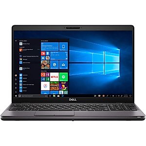 Dell Latitude 5500 Home and Business Laptop (Intel i7-8665U 4-Core, 8GB RAM, 256GB SSD, Intel UHD 620, 15.6" Full HD (1920x1080), Fingerprint, Wifi, Bluetooth, Webcam, 3xUSB 3.1, Win 10 Pro) (Renewed)