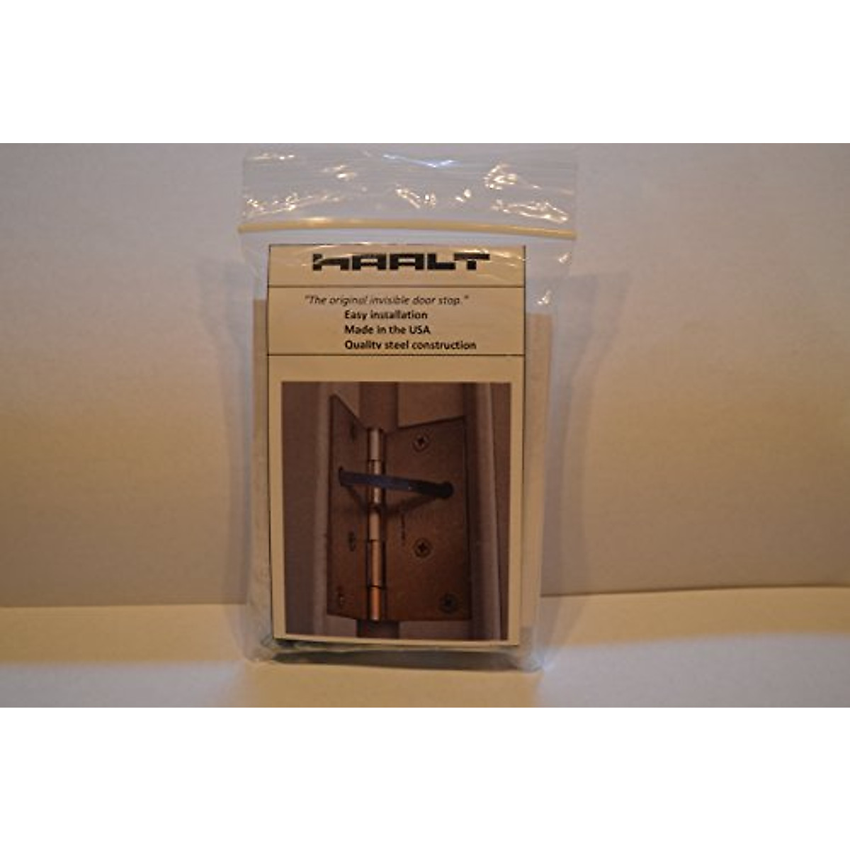 Haalt Pro NO Damage, Invisible Hinge Door Stop w/o Spade bit (2 Stops Included)