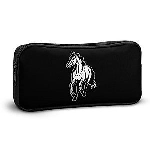 Arabian Horse Pencil Case Makeup Bag Big Capacity Pouch Organizer for Office College