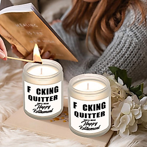 Gifts for Retirement | Retirement Gifts for Women Men | 2024 Happy Retirement Candle | Funny Retirement Gifts for Coworkers, Friends, Teachers, Boss, Nurse
