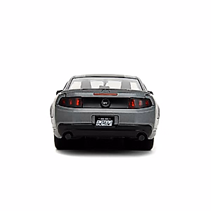 Big Time Muscle 1:24 2010 Ford Mustang GT Die-Cast Car, Toys for Kids and Adults(Charcoal Grey)