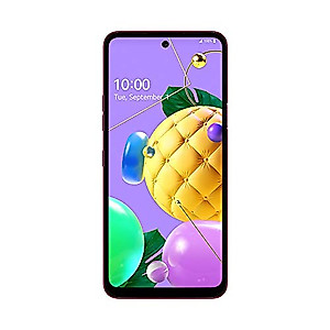 LG K52 LM-K520HMW 64GB GSM Unlocked Android Smartphone (International Variant/US Compatible LTE) - Red