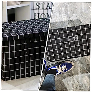 Cabilock 3 Pcs Folding Storage Box Collapsible Storage Bins Stackable Storage Bins Cube Storage Baskets Storage Cubes Storage Basket Storage Bins with Lids Container Large Cardboard