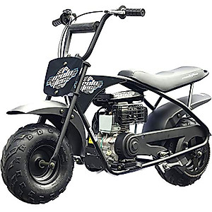 MotoTec 105cc 3.5HP Gas Powered Mini Bike, Black, (MT-MiniBike-105cc_Black)