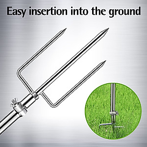 Adfitjo 2 Pack Trail Camera Mount, Support All Hunting Cameras with ¼ - 20 Thread Inserts, Foldable Stainless Steel Bracket