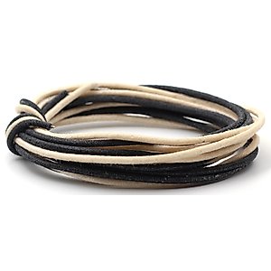 The Art Of Tone Guitar Wire, Hookup Wire, Gavitt Cloth Wire, 22awg Stranded Copper Wire, 3 feet of Each Color Black/White Pushback Wire for Electric Guitar and Other Instruments