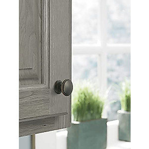 Amerock | Cabinet Knob | Oil Rubbed Bronze | 1-1/4 inch (32 mm) Diameter | Ravino | 1 Pack | Drawer Knob | Cabinet Hardware