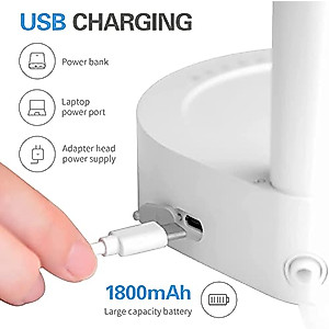 POGAIN Water Dispenser for Desktop, 7 Quantitative Levels Water Pump Mini Tablet Countertop for 1 2 3 4 5-Gallon Bottle (White)