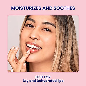 FaceTory Berry Jam Lip Sleeping Mask with Strawberry Fruit Extract and Shea Butter - for Softer Lips, for Dry, Cracked, and Chapped Lips, Moisturizing, Protecting, Nourishing - 10g