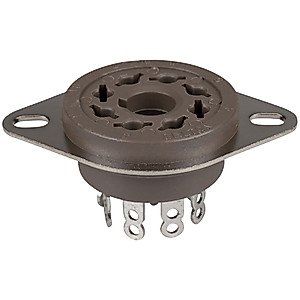 Parts Express 8-Pin Vacuum Tube Socket Belton Micalex Chassis Mount
