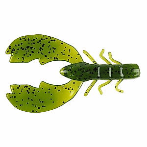 Berkley unisex-adult PowerBait Chigger Craw Watermelon ,4" (9 Count)