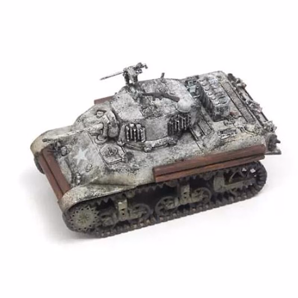 FloZ for S-Model US M5A1 Stuart Light Tank Snow Coating 1/72 Tank Pre-Built Model