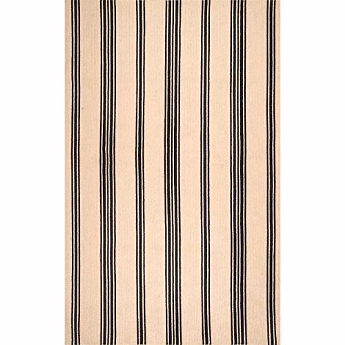 nuLOOM Striped Brenna Jute Area Rug, 5' x 8', Natural