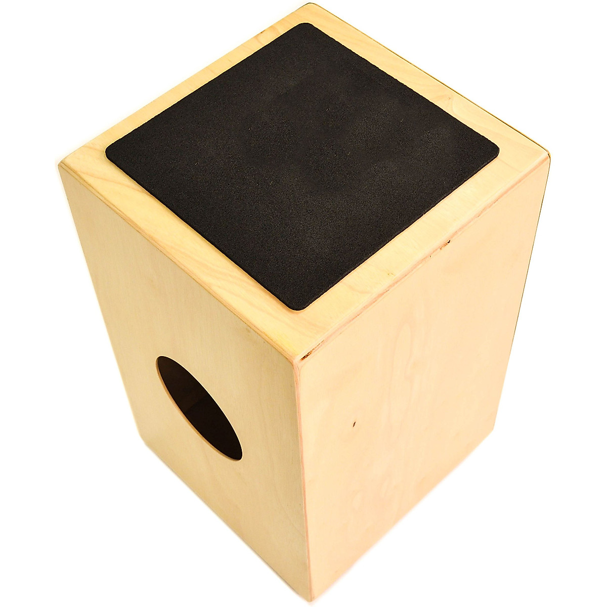 Meinl Cajon Box Drum with Internal Metal Strings for Adjustable Snare Effect – NOT MADE IN CHINA - Hardwood Full Size with Makah Burl Frontplate, 2-YEAR WARRANTY (CAJ3MB-M)