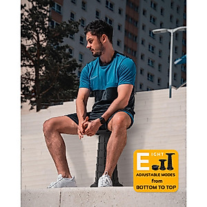 Celesdy Adjustable Retractable Portable Collapsible Folding Stool,Compact Telescoping Stool for Adults Heavy Duty with Load Capacity 770 lbs, Chair Camping Travel Hunting（Black） (HX20210818)