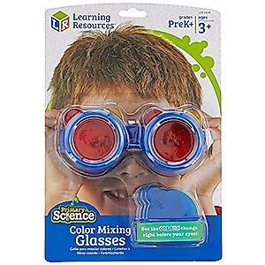 Learning Resources Color Mixing Glasses,Multi-Color, Preschool Science, Science Toys for Toddler, Ages 3+