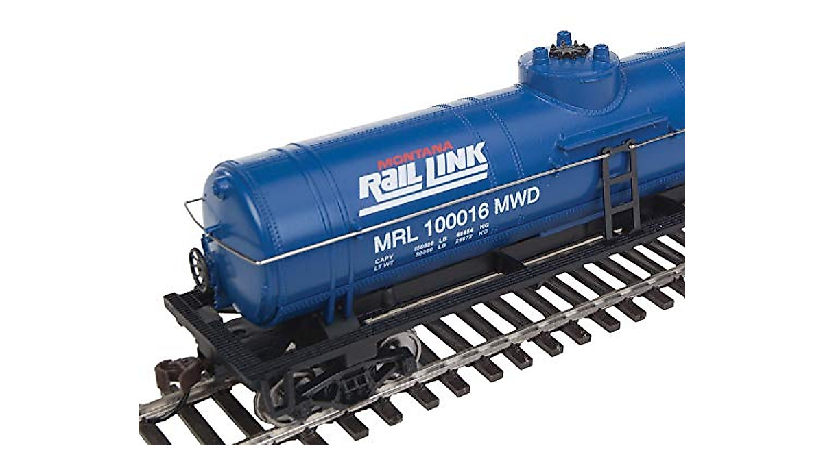 Walthers HO Scale Montana Rail Link Tank Car - Realistic Model Train ...