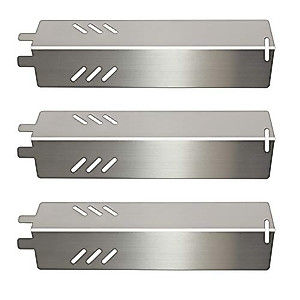 Gas Grill Heat Plates Stainless Steel BBQ Parts Replacement Backyard Grill Accessories BY14-101-001-01, BY13-101-001-11, BY16-101-002-05, GBC1429W-C, GBC1429W, Uniflame GBC1329W, GBC1403W, 3 Pack