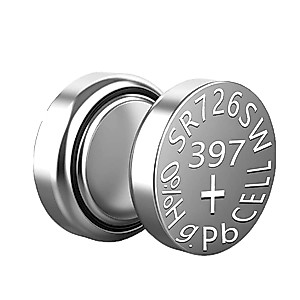 KaPonsec SR726SW 397 396 LR726 Silver Oxide Watch Battery-10Packs
