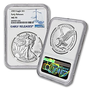 2023 1 oz American Silver Eagle Bullion Coin MS-70 (Early Releases) $1 NGC MS70