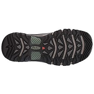 KEEN Women's Targhee 3 Low Height Waterproof Hiking Shoes, Bleacher/Duck Green, 7.5