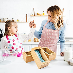 Ziplock Bag Storage Organizer For Kitchen Drawer - This Storage Dispenser for Drawer - ZipLock Bag Container Organizer in 4 Sizes, Gallon, Snack, Quart and Sandwich