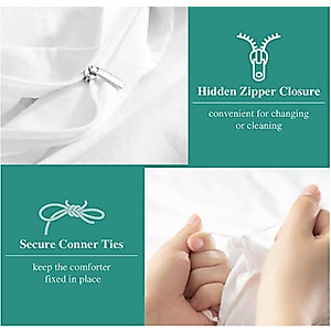 California King Duvet Cover Floral Soft Microfiber Bedding Sets with Zipper 3 Pieces Green Duvet Cover Sets for Women Man Customizable(1 Duvet Cover California King 104x98 + 2 Pillow Cases)