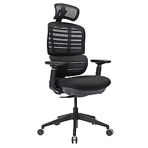 WorkPro® Momentum Ergonomic Mesh Active High-Back Chair, Black