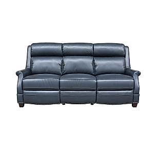 Barcalounger Warrendale Power Reclining Sofa w/Power Head Rests, Shoreham Blue