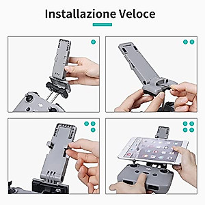 Foldable Tablet Holder for DJI Mini 3 Pro/DJI Mini 2 /Mavic Air 2/ Air 2S/ DJI Mavic 3, No Disassembly iPad Holder Stand, DJI Mini 2 Accessories, Mavic Air 2 Accessories