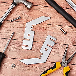 3'' Double Crossbar Hanger Wedding Valance Hanger for Backdrop, Pipe and Drape Backdrop Stand Kit Double Backdrop Stand (4 Pcs)