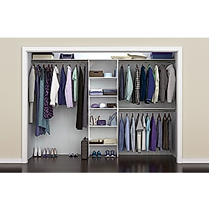 ClosetMaid SuiteSymphony Closet Organizer with Shelves, 25-Inch-Pure White