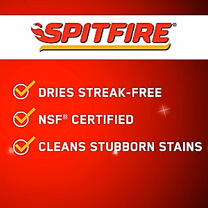 Spitfire 100870948 RTU Power Cleaner, Heavy Duty Degreaser for Shops & Kitchens, Pine Scent, Ready-to-Use Refill, 1-Gallon