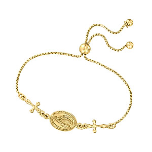 Ross-Simons Miraculous Medal Bolo Bracelet