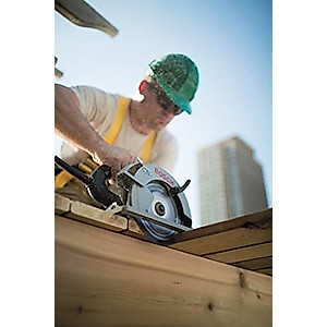 BOSCH CS10 15 Amp Circular Saw 7-1/4 Inch Blade 0-56 Degree Bevel Capacity, 120 Volt