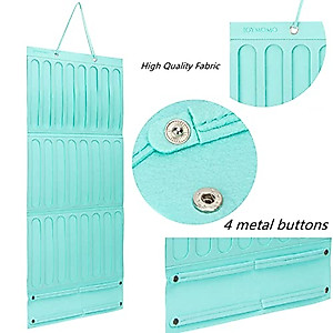 JOYMOMO Hair Bow Holder Organizer For Girls Hanging Bow Holder For Girls Hair Accessories Storage Organizer For Headbands, Hair Clips, Hair Ties, Scrunchies (Without Hair Bows) (green)