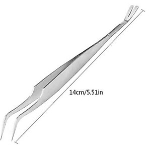 Calsgkspray Silver 2 in 1 Tick Removal Tool for Pets, Stainless Steel Professional Tick Tweezers Ticks Remover for Dogs Cats Tick Tweezers for Humans Pets, Hair Removal Mitts and Rollers